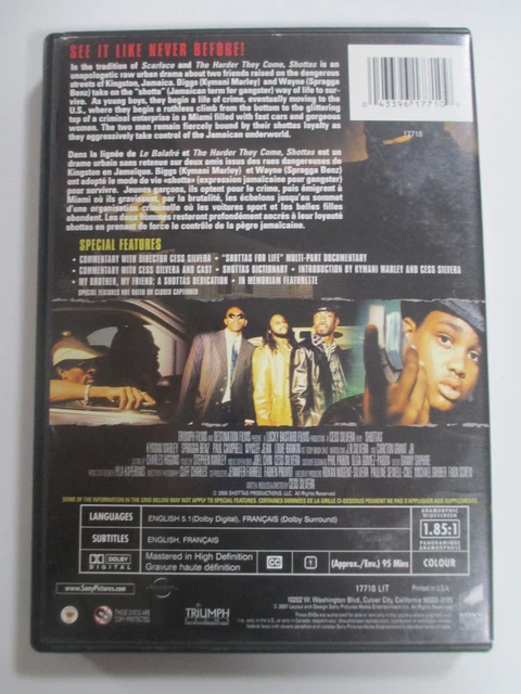 SHOTTAS (2002 DVD) Kymani Marley Cess Silvera - Canadian - READ ...
