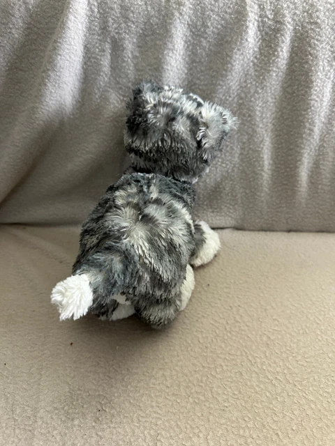 IKEA GREY TABBY cat soft toy plush £9.99 - PicClick UK