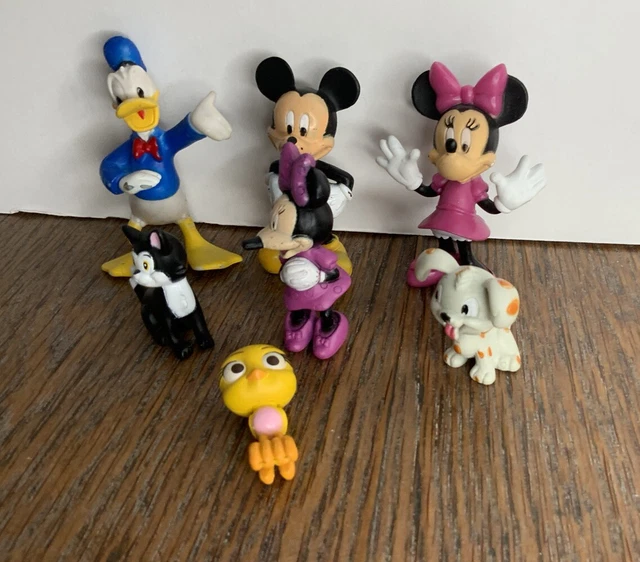 LOT DE FIGURINES articulées Disney Mickey Mouse Figaro Bella Cuckoo ...