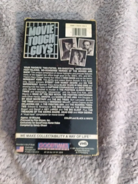 MOVIE TOUGH GUYS RARE VHS (1991) GoodTimes Home Video Kirk Douglas James Cagney $12.12 - PicClick CA