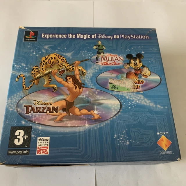 DISNEY TRIPLE PACK: Tarzan / Mulan / Mickeys Wild Adventure PlayStation ...