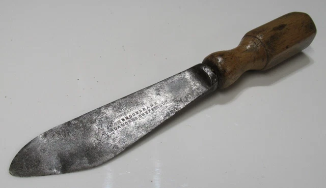 RARO COLTELLO STUCCO antico A Brooksbank Malinda Works Sheffield ...