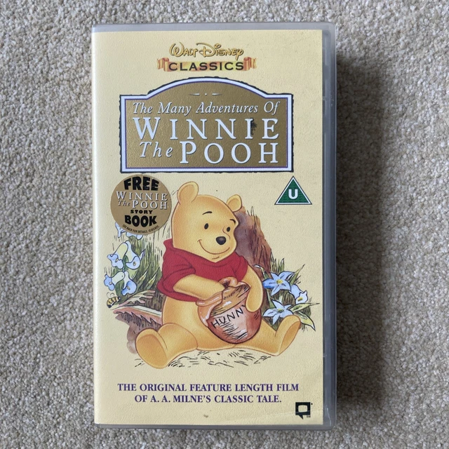 THE MANY ADVENTURES Of Winnie The Pooh VHS Video Tape £1.16 - PicClick UK