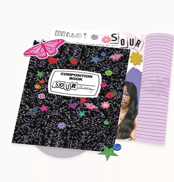 OLIVIA RODRIGO - Sour Edition Deluxe Journal/diary & Limited Edition CD ...