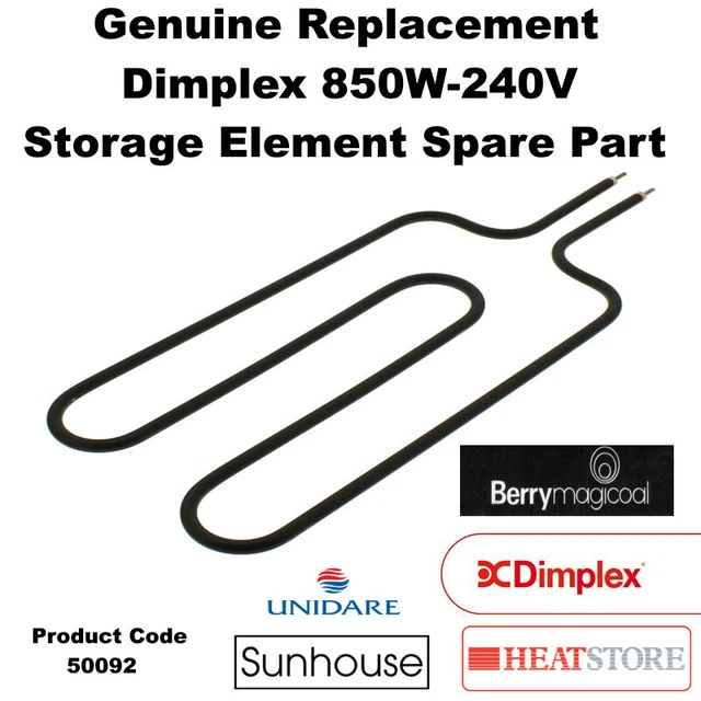 DIMPLEX STORAGE HEATER Element 850W 2 Pin £11.65 - PicClick UK