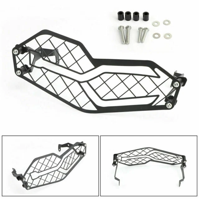 Grille De Protection De Phare Avant Noir Pour Bmw F 750 Gs F 850 Gs