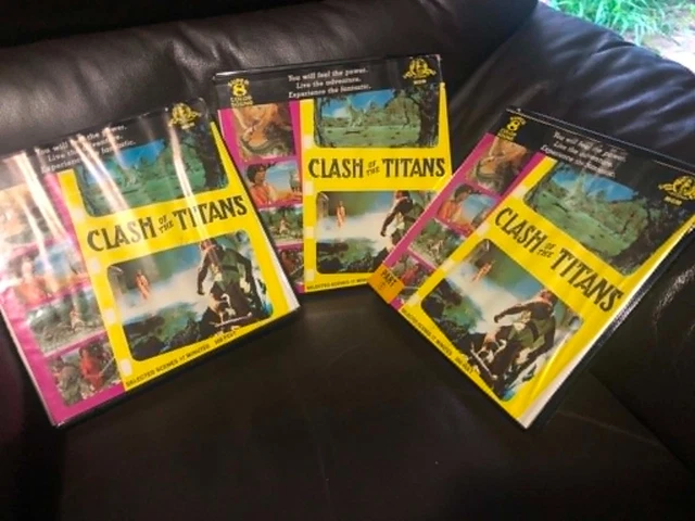 CLASH OF THE Titans 1981 Super 8 Colour Sound 3 X 400Ft 8Mm Cine Film £ ...