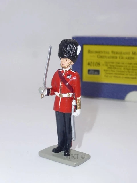 BRITAINS TROOPING THE Colour Regimental Sergeant Major Grenadier Guards ...