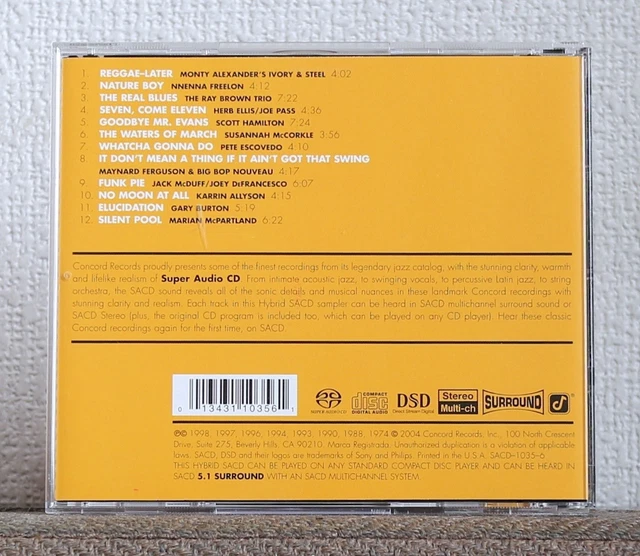 SACD/GARY BURTON/CHICK KOREA/PAT Metheny/Jack Mcduff/Joe Pass/Scott ...