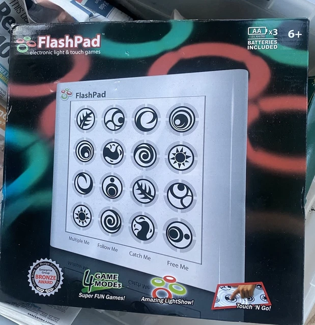 RETRO FLASHPAD INTERACTIVE Electronic Light And Touch Family Game ...