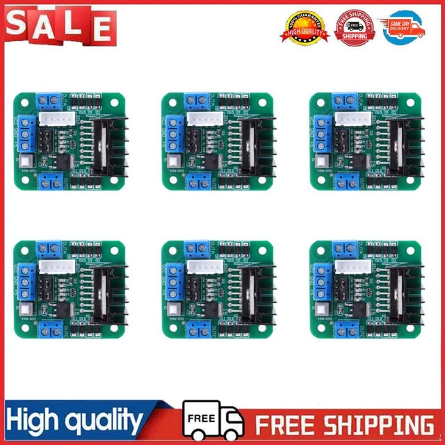 L298N DC MOTOR Driver Module H-Bridge DC Stepper Motor Board for Smart ...