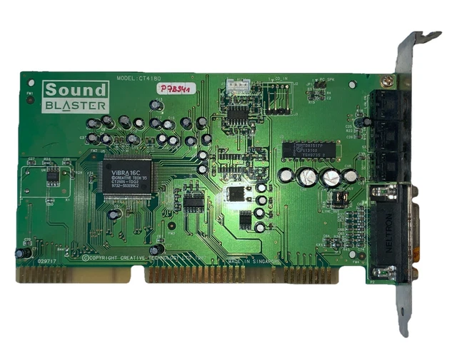 ISA 16-BIT SOUNDKARTE Creative Labs Sound Blaster Vibra 16, CT4180 EUR ...