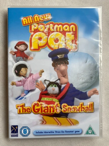 POSTMAN PAT AND The Giant Snowball DVD Movie Film New Sealed UK Release ...