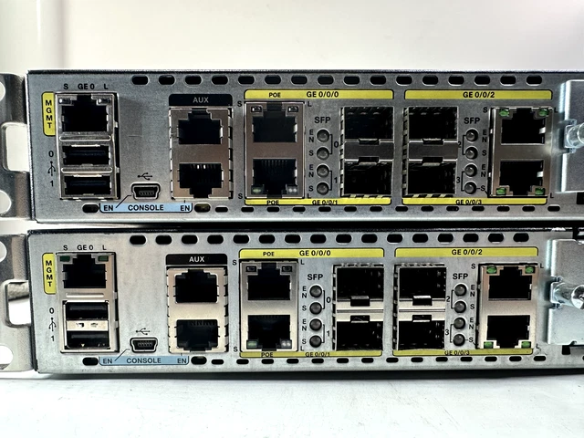 CISCO ISR4431/K9 - Integrated Services Router w/ Dual PSU *NO Faceplate ...