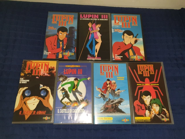 7 VHS LUPIN Rupan Sansei Monkey Punch ルパン三世 Edgar Cambriole Fujiko ...