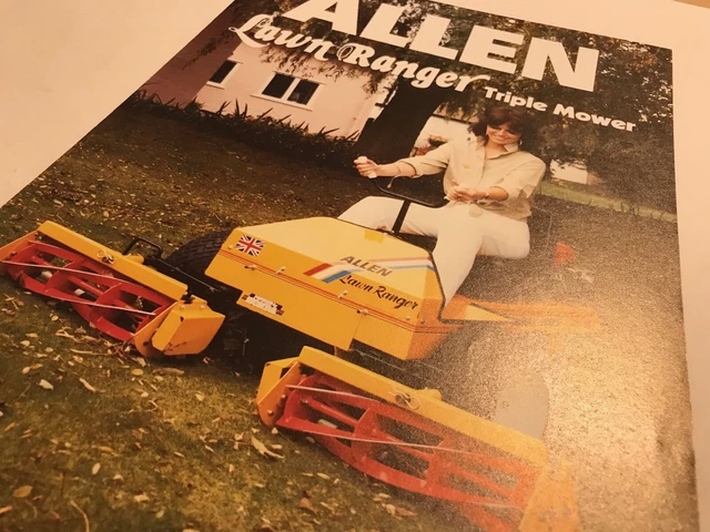 ALLEN LAWN RANGER Triple Mowers Original 1970s Sales Brochure £26.00 ...