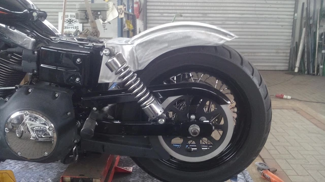 HECKFENDER FÜR HARLEY Davidson Dyna ab 2006, #3 Smoothfender mit breiten Seiten EUR 480,00 ...