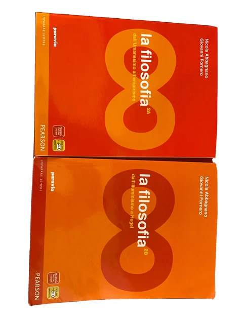 LA FILOSOFIA VOL.2A + 2B (IN 2 TOMI) - N.ABBAGNANO e G.FORNERO - PARAVIA EUR 22,00 - PicClick IT