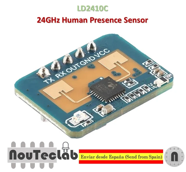 LD2410C 24GHZ HUMAN Presence Sensor FMCW Wave Radar Induction Module ...