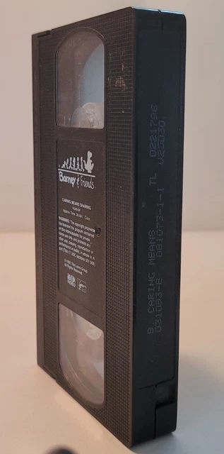 BARNEY FRIENDS CARING Means Sharing VHS Video Tape Only Kid Songs Time ...
