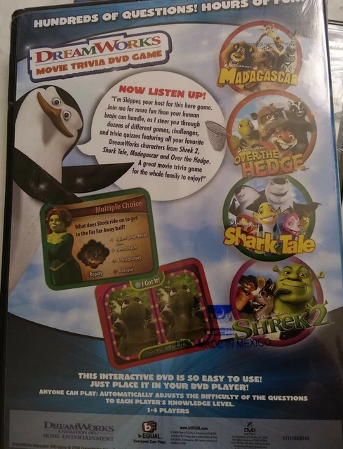 DREAMWORKS MOVIE TRIVIA Dvd Game (Dvd 2006) Rare Brand New Fun For ...