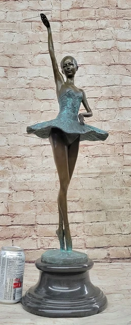 ORIGINAL MIGUEL LOPEZ Connu Comme Milo Ballerine Danseuse Grand Bronze ...