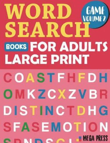 WORD SEARCH BOOKS For Adults Large Print Extremely Fascinating Big WORD SEARCH BOOKS For Adults Large Print Extremely Fascinating Big