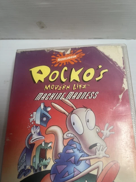 ROCKO’S MODERN LIFE Machine Madness VHS Nickelodeon Video VINTAGE ...