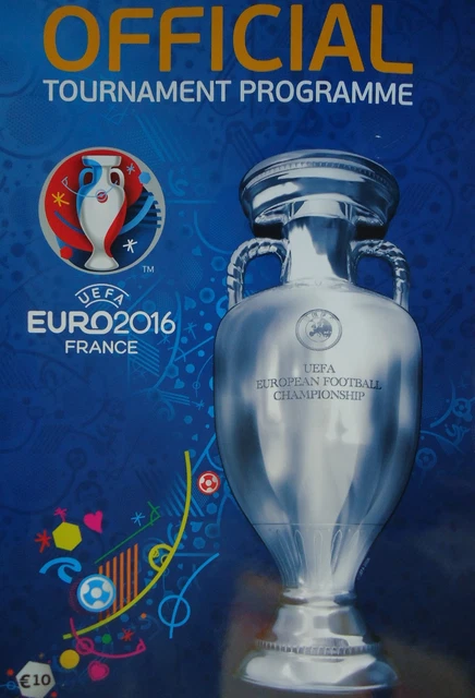 OFFICIAL TOURNAMENT PROGRAMME UEFA Euro 2016 France (english) $14.73 ...