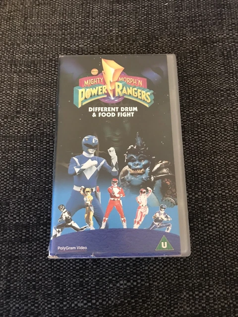MIGHTY MORPHIN POWER rangers Vol 3 VHS Different Drum & Food Fight £2. ...