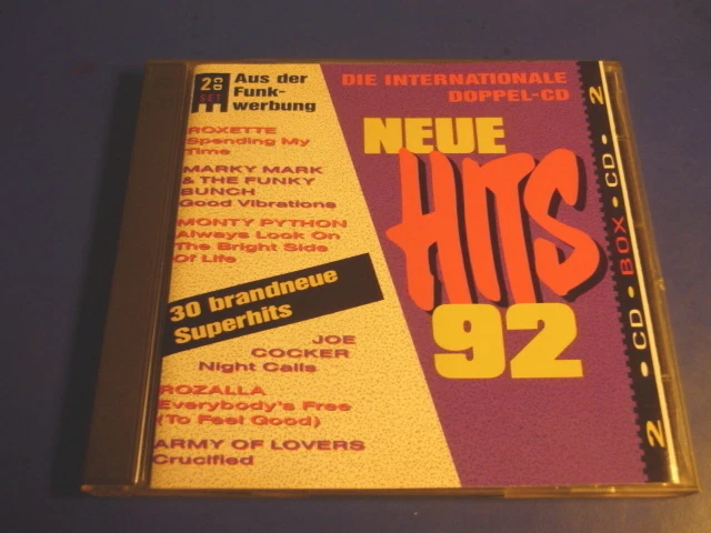 NEUE HITS '92 Monty Phyton, Roxette, Tina Turner Army of Lovers GLENN ...
