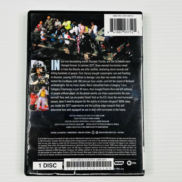 NOVA RISE OF The Superstorms DVD PBS Region 1 NTSC Ex Library Tracked ...