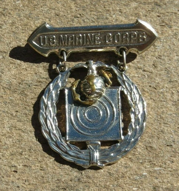 WW2 USMC US Marine Corp Marksman Badge Carbine Marksmanship Shooting ...