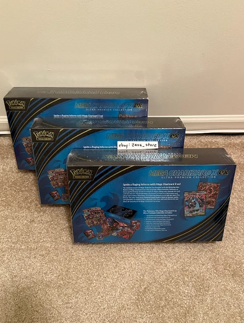 POKÉMON PHANTASMAL FLAMES Mega Charizard X UPC Lot of 3 – Factory ...