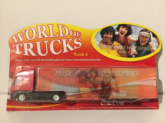 COCA COLA CAMION "WORLD OF TRUCKS" au 1/87ème à image changeante EUR 12 ...