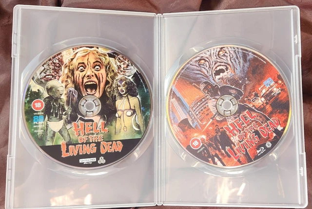 DISQUE HELL OF The Living Dead 4K & BluRay uniquement. Disque original ...
