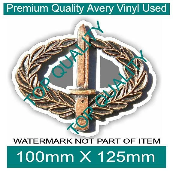 ICB INFANTRY COMBAT Badge Decal Sticker Patriotic Australiana Decal ...