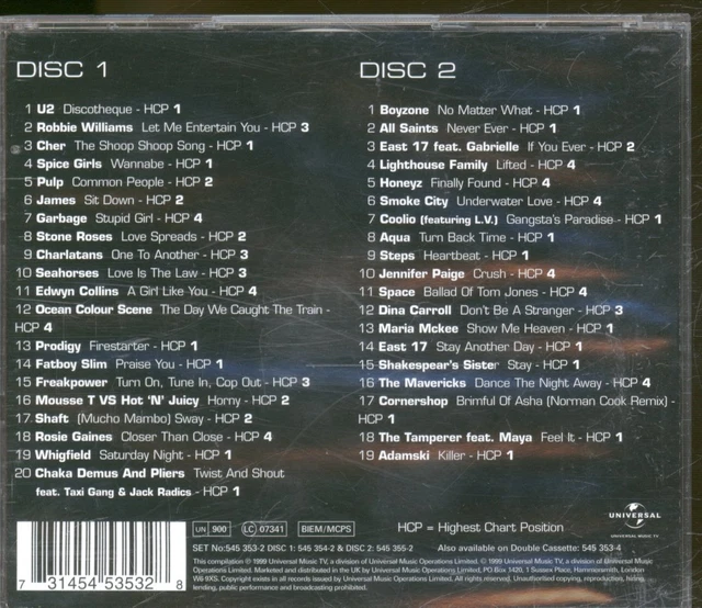 VARIOUS ARTISTS 90'S (The Ultimate 90's Hits Collection) double CD UK ... VARIOUS ARTISTS 90'S (The Ultimate 90's Hits Collection) double CD UK ...