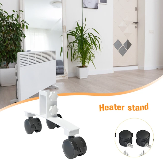METAL ELECTRIC HEATER Feet Holder with Wheels Heater Legs Stands for ...