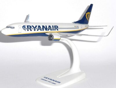 RYANAIR BOEING 737-800 1:200 Scale Model Aircraft EI-ENX & Stand 737 ...
