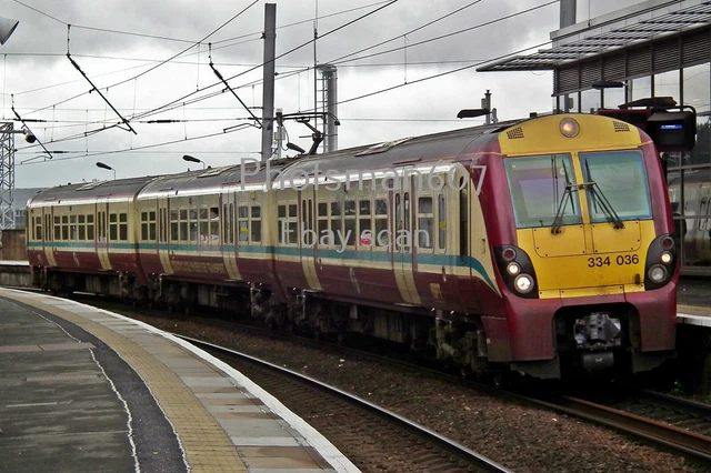CLASS 334 334036, 3 car EMU, in Carmine & Cream at Partick £0.75 ...