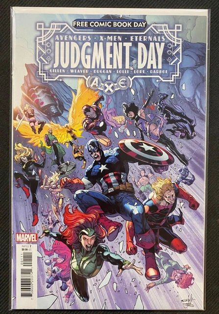 JUDGEMENT/JUDGMENT DAY #1 Avengers X-Men Eternals FCBD Marvel 2022 VF ...