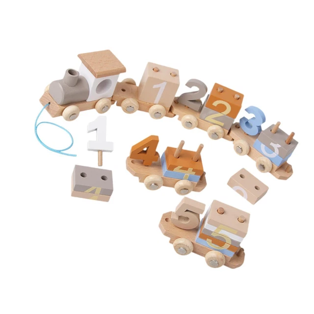 JOUETS DE TRAIN en bois, jouet d'apprentissage précoce, motricité Fine ...