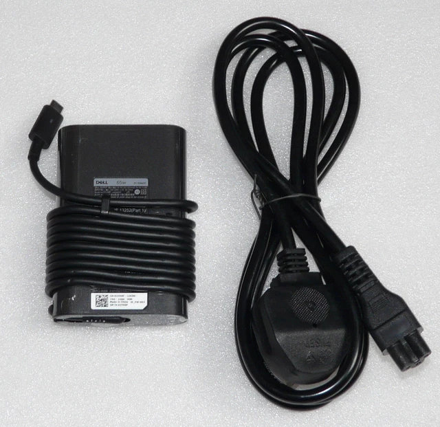 NOUVEAU VÉRITABLE DELL Latitude 5520 5490 65W Usbc Chargeur 2YK0F Wmdhr ...