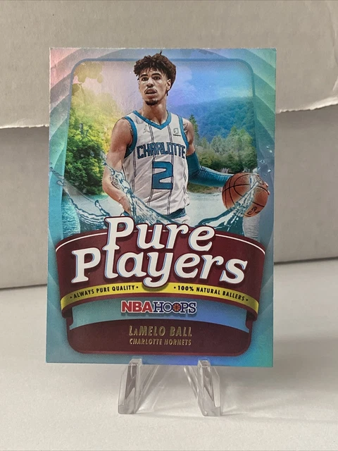 2022-23 PANINI NBA Hoops Lamelo Ball Pure Players Holo #4 Charlotte ...