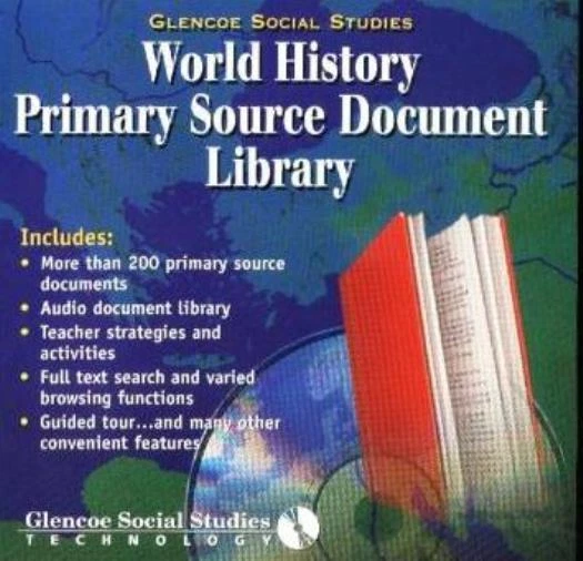 GLENCOE WORLD HISTORY Primary Document Library PC MAC CD Teacher glencoe-world-history-primary-document-library-pc-mac-cd-teacher