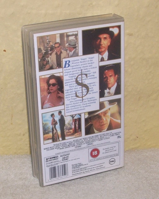 BUGSY (1991) - VHS - Warren Beatty, Annette Bening, Harvey Keitel £6.52 ...