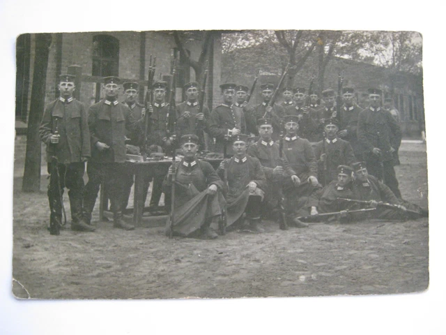 FOTO-AK 1. WELTKRIEG Erster Weltkrieg deutsche/preußische Truppen verschickt Berlin Mai 1918 EUR ...