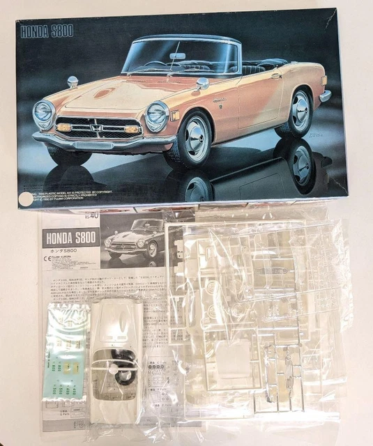 HONDA S800 MODELLBAUSATZ Fujimi 124 Scale unmontiert offenes Auto ...