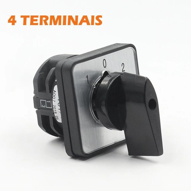UMSCHALTER MIT 3 Positionen Universal-Drehnockenschalter 10A /220V für ...